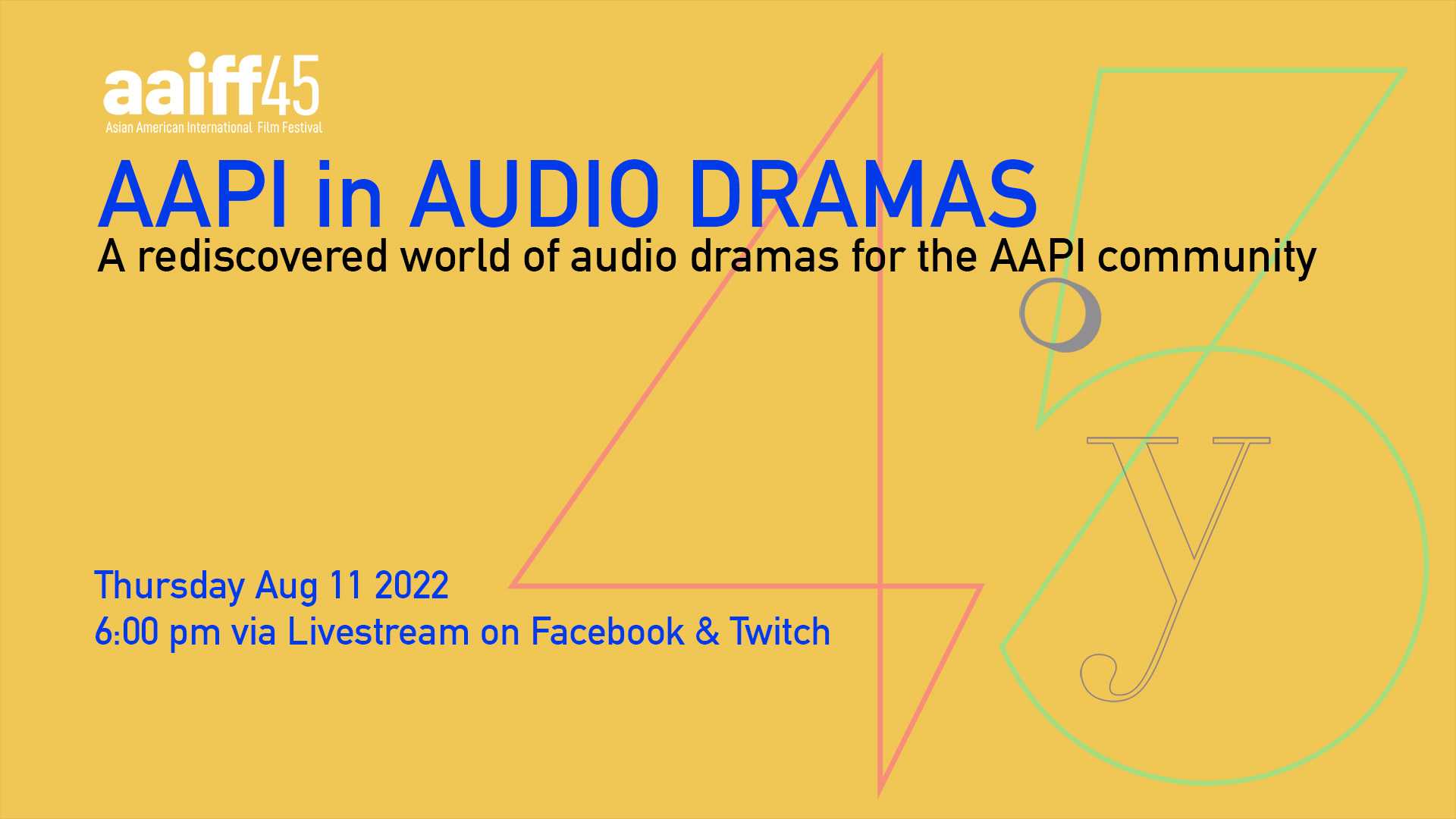 AAPI in Audio Dramas